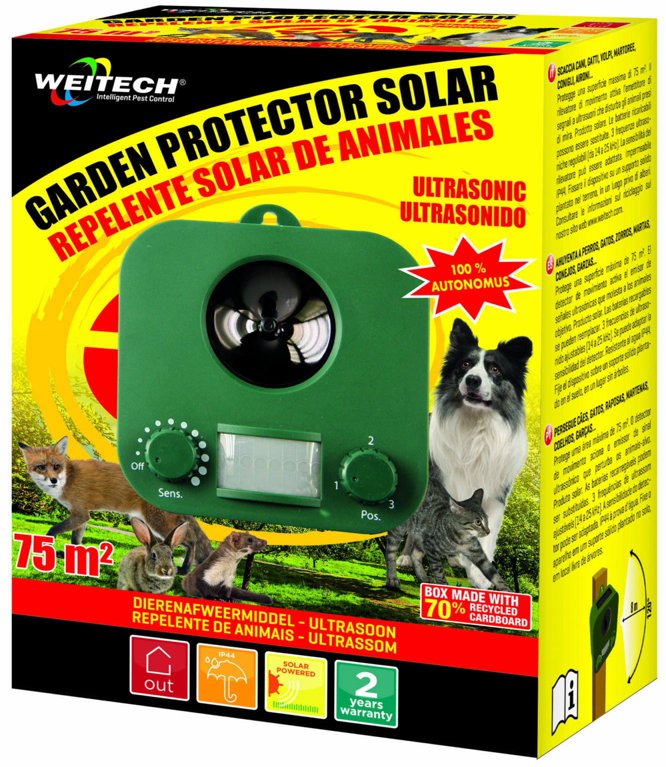 Outdoor protection | Weitech - Intelligent pest control / Répulsifs à ...