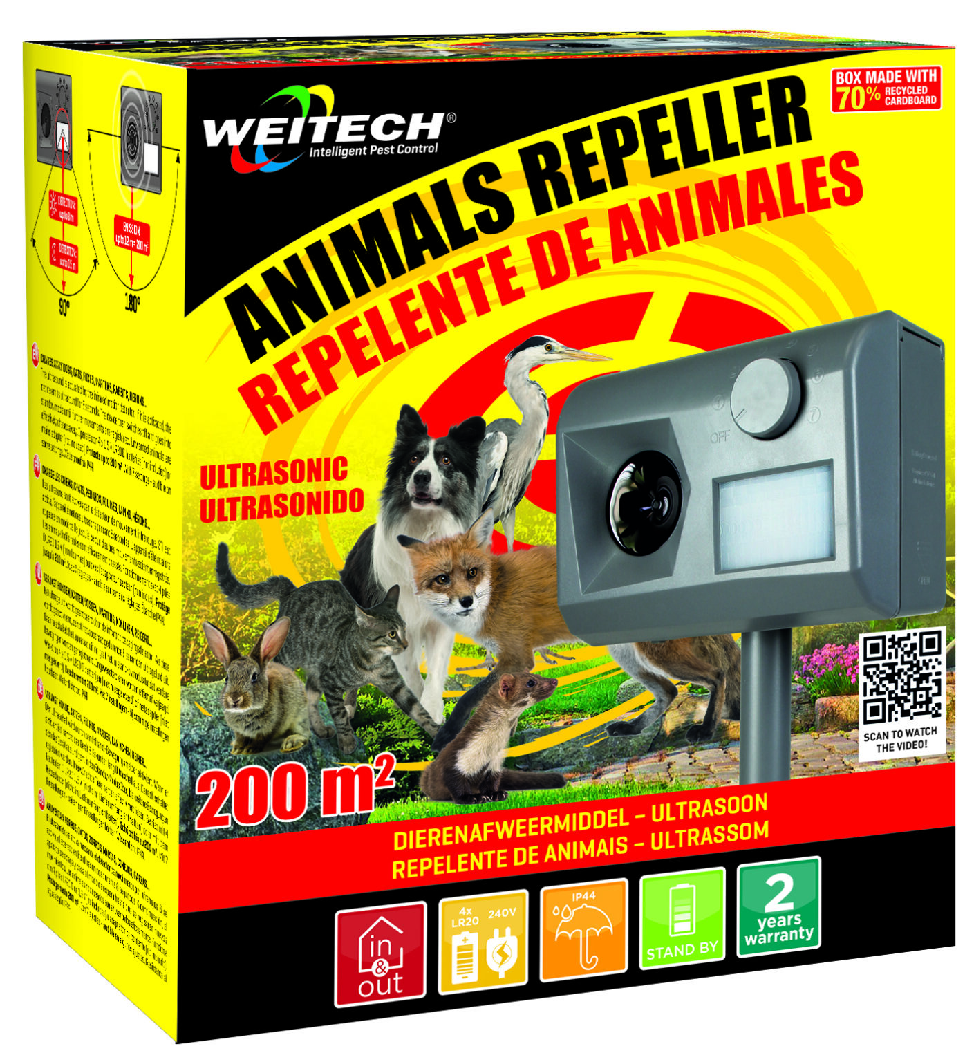 Outdoor protection | Weitech - Intelligent pest control / Répulsifs à ...