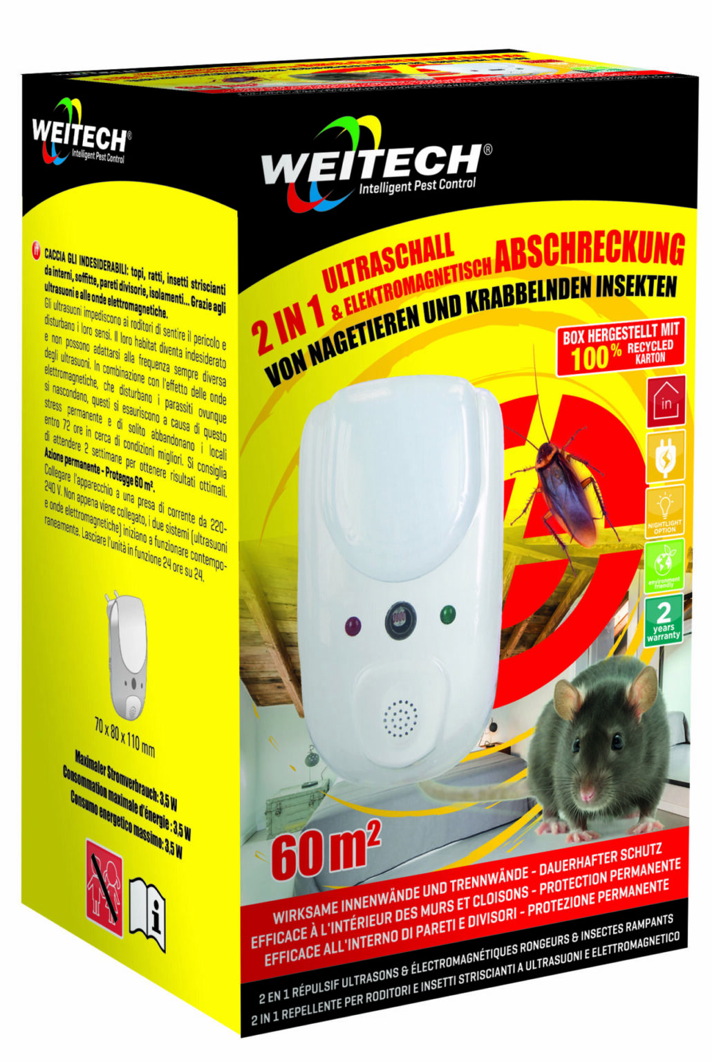Indoor protection | Weitech - Intelligent pest control / Répulsifs à ...