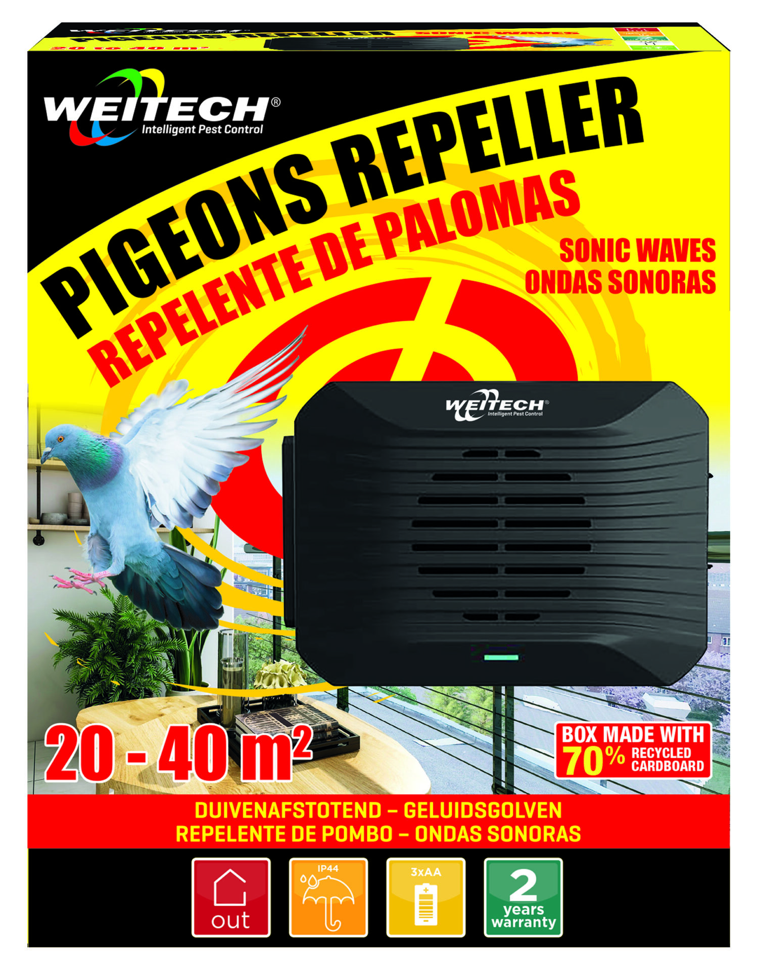 Outdoor protection | Weitech - Intelligent pest control / Répulsifs à ...